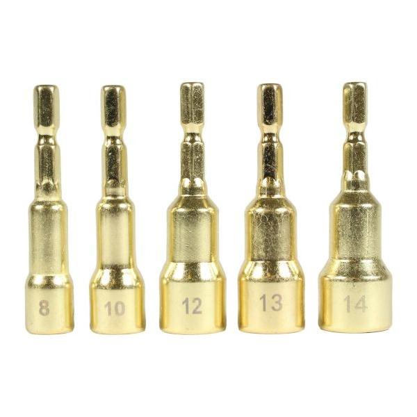 【特長】 各種ボルト・ナット締め付けに使用できるショートソケットセット。  レーザーマーキングナンバリングをしているので、ひと目でサイズがわかる。  角部R設計なのでナットの角を傷めにくくなっており、ゴールドカラー。  【用途】 各種ボルト...