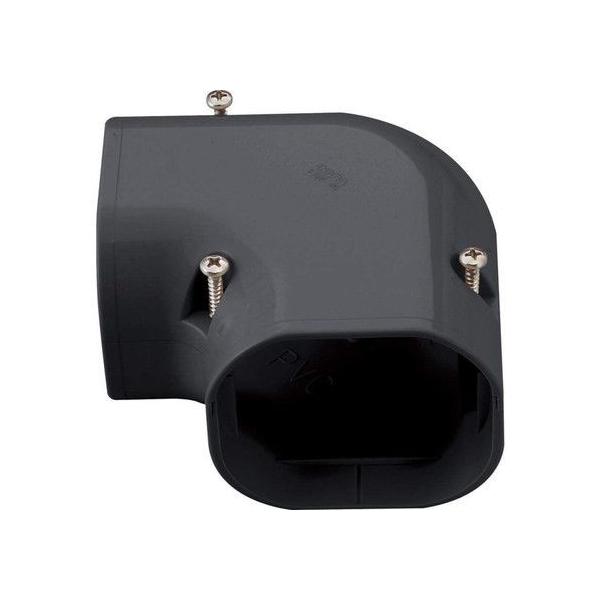 ●スリムダクトのコーナー平面90°曲り施工用 ●色:ブラック ●適合本体:LD-70-K  【サイズ】 7.45cm 【入数】 1個 LDK70K