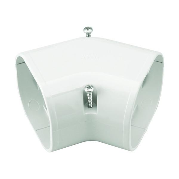 商品画像はイメージ画像です。実際とは異なる場合がございます。 ■特徴 家庭用エアコンに多いエアコン配管サイズに限定したラインナップでコストパフォーマンスに優れた配管化粧カバーです。  ■用途 平面45°曲り。  ■材質 ポリ塩化ビニル(PV...