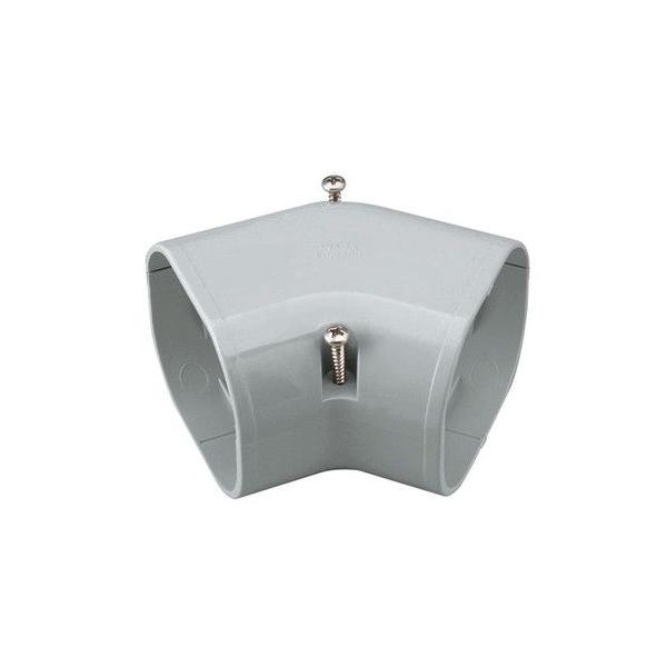 ●スリムダクトのコーナー平面45°曲り施工用 ●色:グレー ●適合本体:LD-70-G  【サイズ】 7.45cm 【入数】 1個 LDKF70G