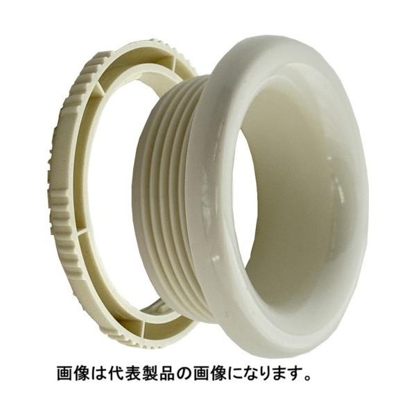 ■特徴 抜群の耐衝撃性、耐熱性、耐油性、耐摩耗性です。 ■仕様 外径:φ93mm ネジ外径:φ75mm ネジ内径:φ60mm 取付穴寸法:φ75mm 入り数:1個 RoHS対応 ■材質 ナイロン    【カラー】 白 【原産国】 日本製 F...