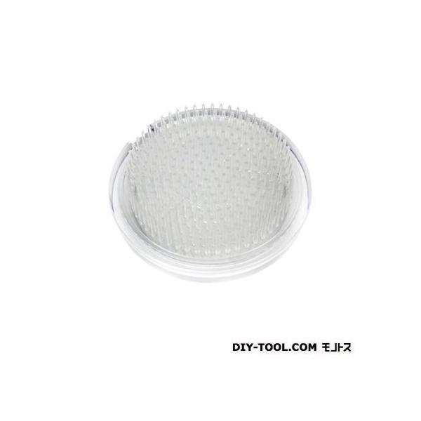 吸盤付でガラス器などの花器でも安定吸着します。銅イオンにより殺菌作用があり花が長持ちします。 色:クリアサイズ:幅75×奥行75×高さ25mm(吸盤含む)重量:62g  用途 生け花用 材質剣山:ポリカーボネイト吸盤:PVC