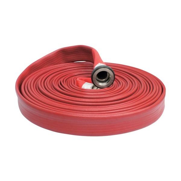 商品画像はイメージ画像です。実際とは異なる場合がございます。 船舶・消防・散水用の両面ゴム引きホースです。 驚異の1.7MPa耐圧仕様です。 耐圧も耐久性もIWA最高峰のハイグレードホースです。 合成ゴムをジャケットの内・外面に形成し、耐摩...