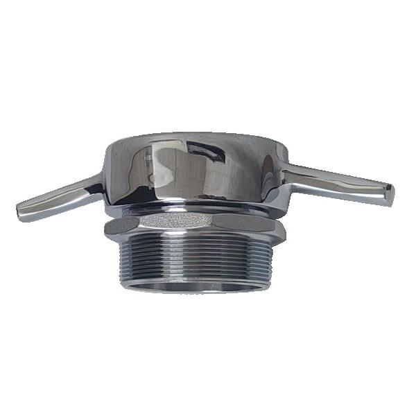 消防ネジ式 キャップ付きの採水口媒介金具です。 (レバーハンドル式)こちらの商品は代表(共通)画像を使用しております。   【サイズ】 65Ax65A 【入数】 1個 09SAI6565B