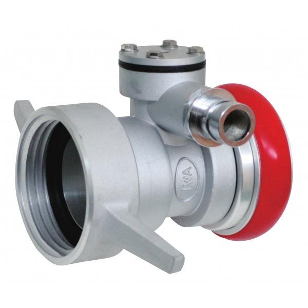 ポンプ車からポンプ車への送水やタンクへの送水時に生じる過大圧力をコントロールしてホースやポンプを守ります。 中継送水圧力が0.2MPa以上になると、自動的に内部の弁が開いて外部へ送水を行い、安定した放水圧力を保つことができます。 排水部は町...