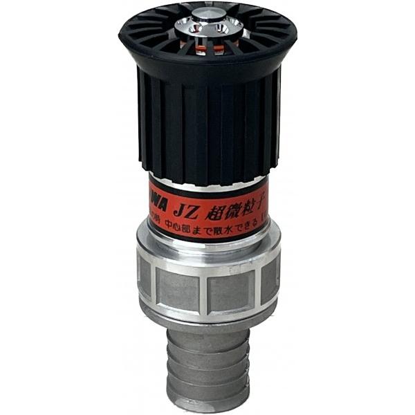 直射.噴霧.ストップの切り替えができるノズルです。 JZ微粒子の強化モデルで、10Kの高圧仕様です。 水切りリブが細かい水粒子にします。 中空にならず中心まできちんと散水できます。 保護タイヤの装備により操作性が向上し、且つ衝撃から本体を守...