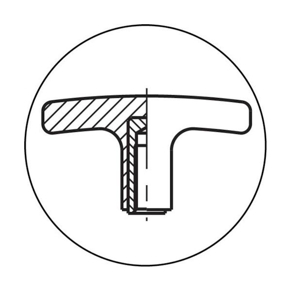 ■特徴 ハンドル操作で垂直に持ち上げる部分に使用できます。  ■仕様 めねじタイプ  ■材質 ハンドル:ポリアミド（PA） めねじ:黄銅   【サイズ】 95 x 74 x 45 mm 【重量】 60 g 【入数】 1個 【原産国】 イタリ...