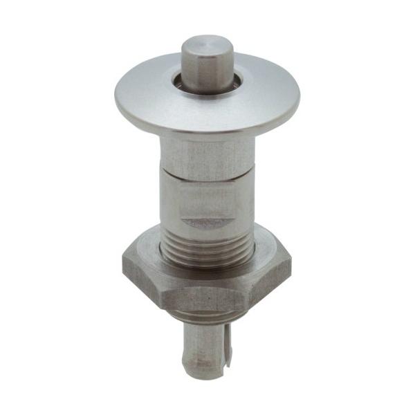 商品画像はイメージ画像です。実際とは異なる場合がございます。 ■特徴 ベースに穴加工を施すだけの簡単な加工で使用できます。  ■用途 ホルダー交換。  ■仕様 ホールクランパー  ■材質 本体、ナット：ステンレス（SUS303） ●寸法(m...