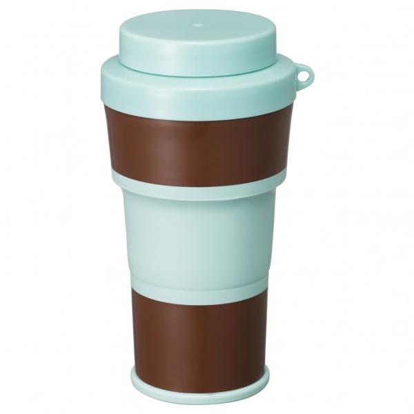 ●【サイズ】折りたたみ時:(約)W93.5×D85×H81.5mm/組み立て時:(約)W93.5×D85×H164.5mm ●【容量】(約)450ml ●【材質】本体(硬質部分、そそぎ蓋):ポリプロピレン/(軟質部分):熱可塑性エラストマー...