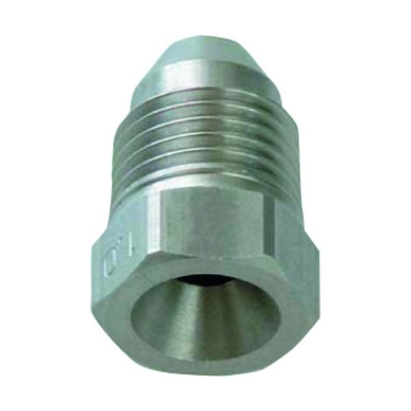 商品画像はイメージ画像です。実際とは異なる場合がございます。 ■特徴 強い打力の棒流を発生させる直進ノズルです。  ■用途 洗浄：製紙フェルト、スクリーン、機械装置、部品、車両、通い箱、びん。  ■仕様 メーカー正式品番：1/4M CCRP...