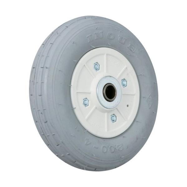 ■特徴 空気入りタイヤを採用しています。 クッション性に優れています。 タイヤはグレー色で床面を汚しません。  ■用途 福祉車輛 病院・福祉施設内の運搬車両  ■仕様 車輪種類：産業用HCタイヤ(チューブ入り(アメリカンバルブ)) ホイール...