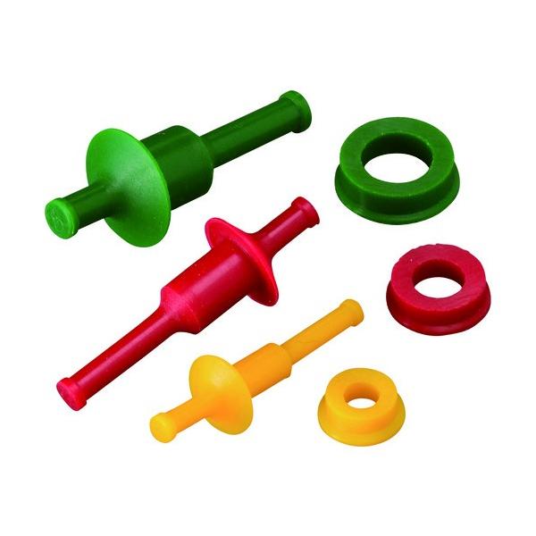 商品画像はイメージ画像です。実際とは異なる場合がございます。 ■特徴 ディスクと組み合わせることで内径部と穴の周囲（両面）をマスキングできます。 ディスクは2種類のサイズに対応。 取り外しに便利なツマミ付です。 寸法公差は、ISO 3302...