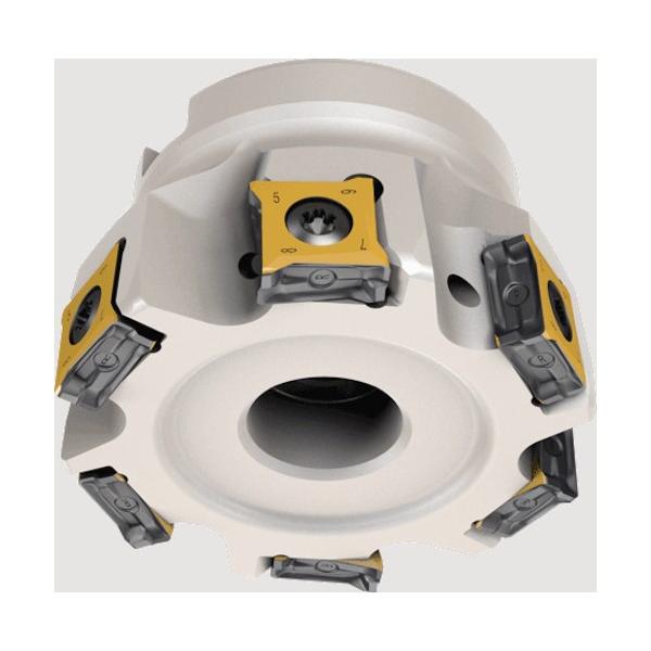 ■特徴 8コーナー使い縦置きチップ用90°リードエンドミルです。 ■用途 フライス加工用。 ■仕様 90°リードフェースミル 8コーナー使い縦置きチップ T890LN□T 1306用    【原産国】 IL T890HTFLND505222...