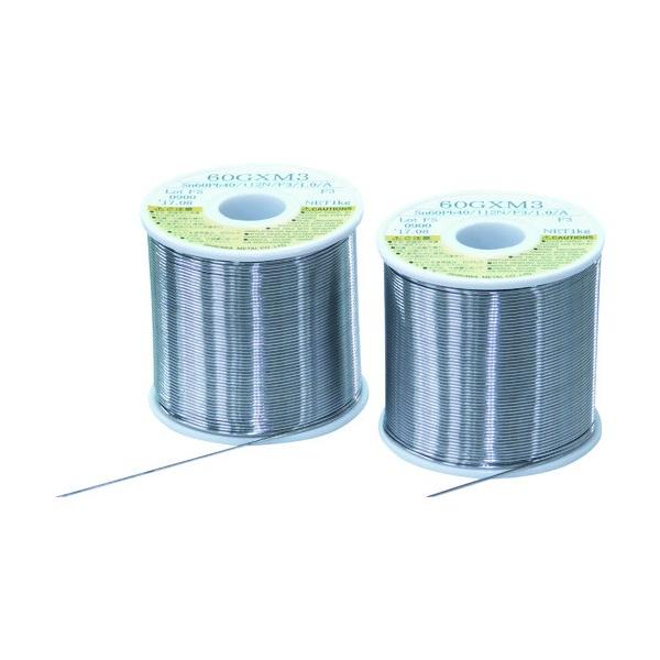 ■特徴 電気・電子基板など広い用途に対応可能なフラックスを充填したはんだです。 フラックスやはんだの飛散がなく精密電子機器類のはんだ付けや自動はんだ付けラインに最適です。 絶縁抵抗の高いA等級フラックスタイプです。 はんだ付け後の洗浄は不要...