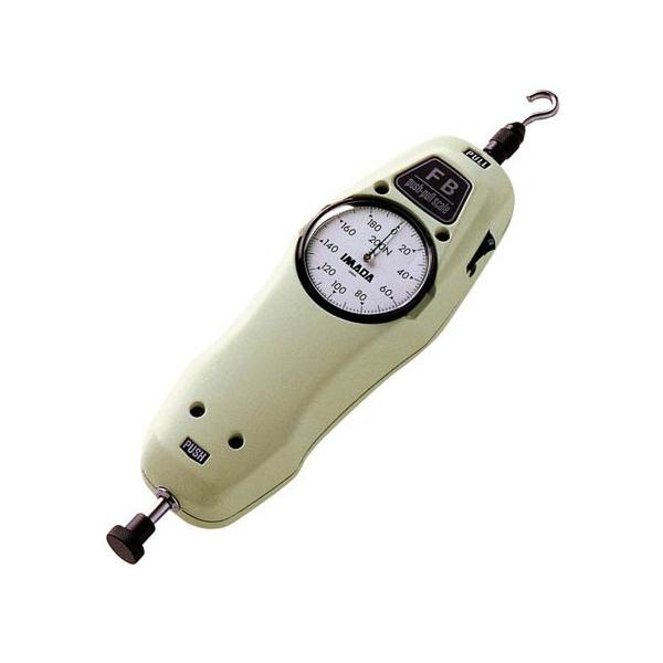 ●止め針機構付でピーク値の測定が可能です(ON/OFF切替可)。 ●目盛は100等分です。 ●最大荷重:200N ●最小単位:2N ●ストローク:10mm ●大きさ:約67×48×232.5mm ●付属:アタッチメント6点(取付口:M6) ...