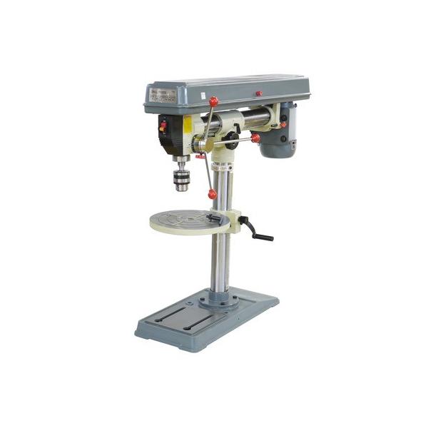 ●特徴: ・φ16mm チャックの通常ボール盤として、行程65mmの垂直穴あけができます ・スイングコラムの調整により、120mm~380mmの 穴あけ箇所のフトコロ 深さを調整できます ・角度調整ブラケットで、チャック角度-45度~45度...