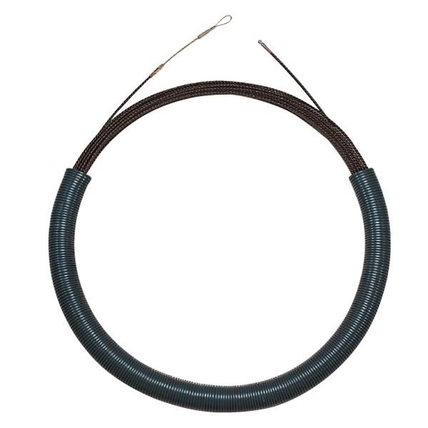 ■特徴 ワイヤヘッド＆横穴先端金具のダブルヘッド採用で、けん引する電線に合わせて結線の選択が可能です。 単線ツイストタイプで剛直性に優れています。押し込み作業中に押したわみが少なく、ツイスト形状のため点接触で摩擦によるロスを減少します。先端...
