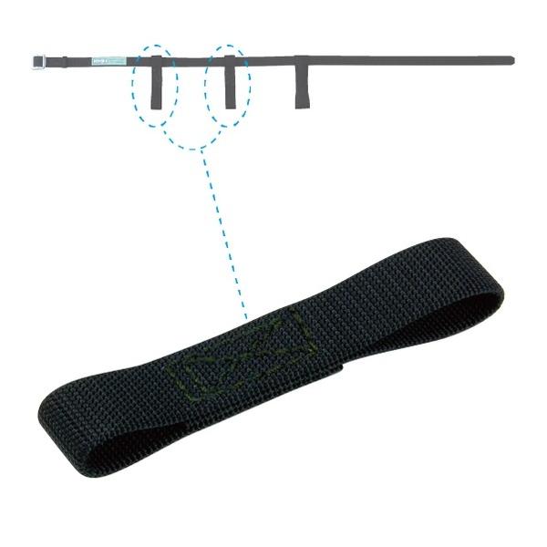 安全帯のズレ落ちを防止する補助帯の吊りベルト ●交換用吊ベルト ●入数:1個 ●カラー:ブラック メーカー名:ジェフコム、デンサン   【カラー】 ブラック 【入数】 1 DB2BKTN