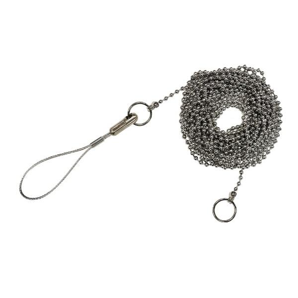 商品画像はイメージ画像です。実際とは異なる場合がございます。 ■特徴 壁の「見えない・狭い・届かない」隙間の配線作業に最適なボールチェーン式配線工具です。 狭い中空壁(隙間)の配線作業に最適です。 すべりやすく丈夫なボールチェーンです。 か...