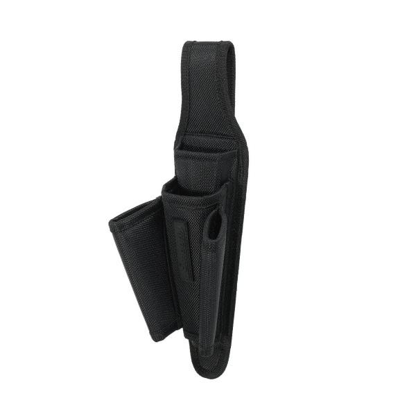 ツールの抜き差しが引っかからない！スムーズポケット採用のツールホルダーに人気のオールブラックタイプが追加 ●1680デニール耐摩耗ポリエステルキャンバス 強化縫製仕上げ ●ペンチ・ドライバー親子吊 ●オールブラックシリーズ ・本体サイズ・質...