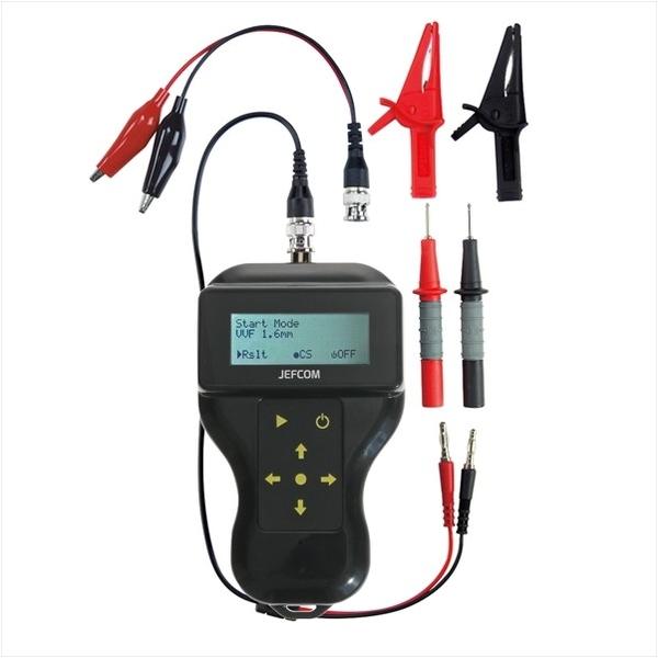 デジタル式 ケーブル測長器  ●1000mまでのケーブルの長さを素早く計測できる1  ●10個までユーザーモードの登録が可能2  ●本体をケーブルの一端に接続し、ボタンを押すだけの簡単操作  ●ユーザーモードで、より正確に長さを測定できる ...