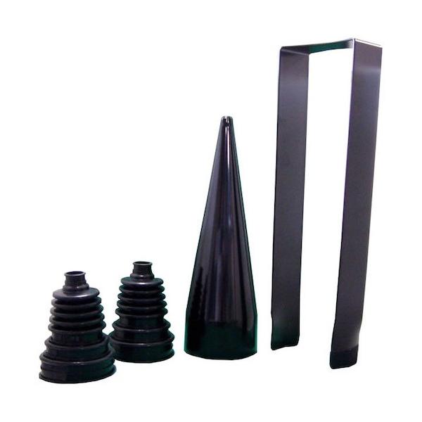 ■特徴   普通自動車用ブーツ2個(品番TW2146）・普通自動車用コーン1個（品番TW2147）・ブーツインサーター1個ブーツインサーター1個（FB0002）  ■用途 FF車アウタージョイント用  ■仕様 普通車用ブーツセット    【...