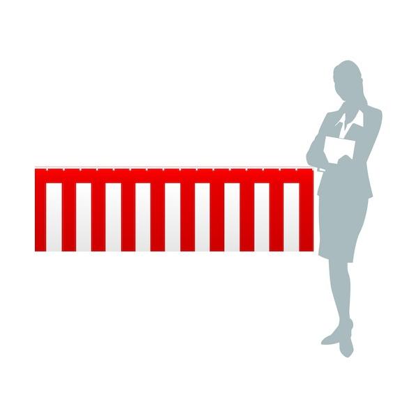 ■特徴 式典・セレモニー・祭事で大活躍の紅白幕です。 ■仕様 周囲ヒートカット+チチ付き、個包装（長さ+2mmの紐付き）    【重量】 97G 【入数】 1枚 【原産国】 日本製 KAKTE4502I