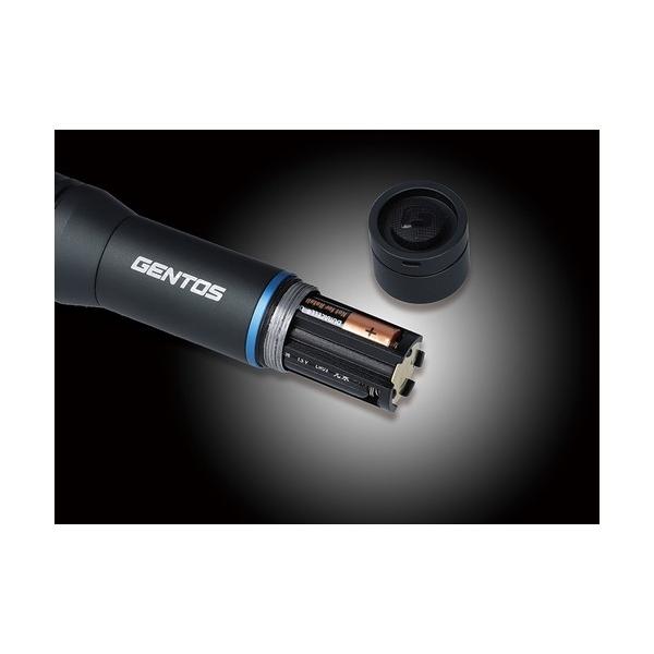 【ポイント】ジェントスの低価格高耐久ハンディトーチ ステラシリーズ  ●単4アルカリ電池x3本使用で520ルーメンの出力 3時間の連続点灯が可能  ●High/Eco の2段階照射でEcoモード時は12時間の連続点灯  ●IP6667・落下...