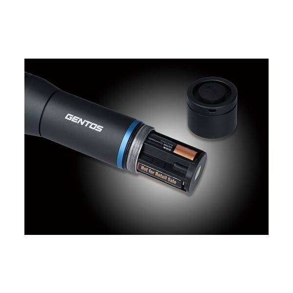 【ポイント】ジェントスの低価格高耐久ハンディトーチ ステラシリーズ  ●単3アルカリ電池x3本使用で800ルーメンの高出力 3時間の連続点灯が可能  ●High/Eco の2段階照射でEcoモード時は22時間の連続点灯  ●IP6667・落...