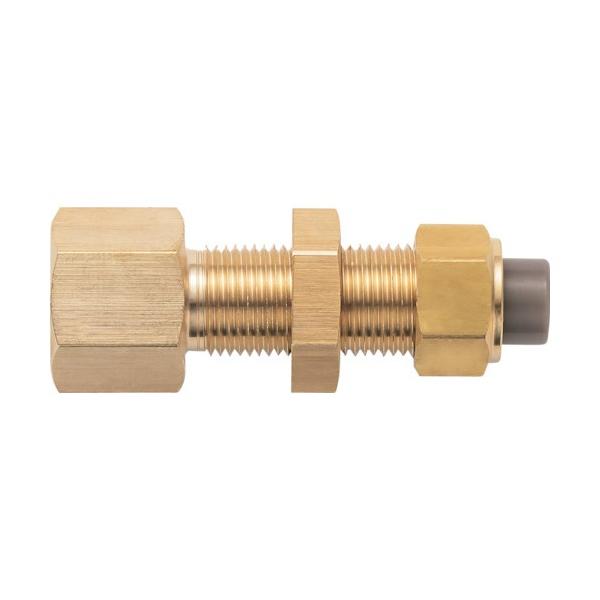 ■特徴 黄銅継手（ミリ系列）は日本工業規格JIS B8381「空気圧管継手」に適合します。 チューブインサート部を持ちスリーブ・袋ナットで締込む機構ですので確実な接続ができます。 チューブが破壊するまで接続部分に異常がない仕様です。 R（P...
