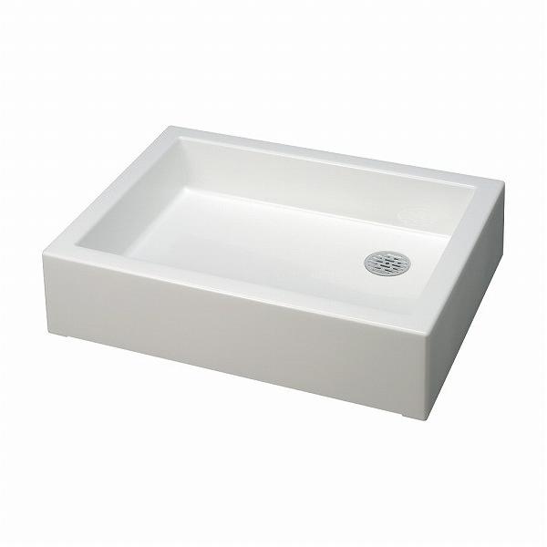 ●排水工事が必要 ●排水共栓一体式(呼40VU管用) ●目皿付き ●材質:PP ●※水栓柱パン、手水鉢は埋設しないでください。 (埋設可能除く)   【カラー】 白(ホワイト) 【入数】 1点 624927