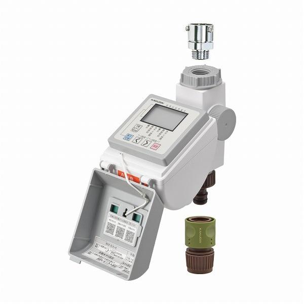 ●501-401雨センサーが接続できます。 ●電池は別売。 ●各種電磁弁コントローラーの設定方法は説明書、六文芝居で紹介しています。 ●水やり日の間隔:曜日単位で設定可能 ●水やり回数:2回/日まで ●1回の水やり時間:自動水やり・手動水や...