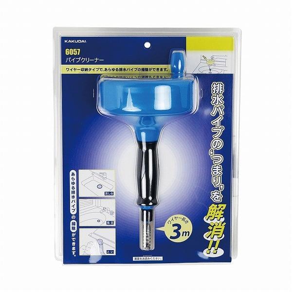 商品画像はイメージ画像です。実際とは異なる場合がございます。 ●排水パイプのつまりを解消。 ●ワイヤー長さ:3m クリーナ  【サイズ】 3m 【入数】 1点 6057000