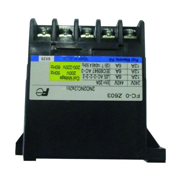 ■特徴 電気チェーンブロックキトーセレクトED3B形用部品コンタクターFC-OZ603 200Vです。  ■仕様 ED3/ED3B形用部品  ■注意点 適合機種にご注意ください。  【重量】 200g 【入数】 1点 E2DEX10S96172