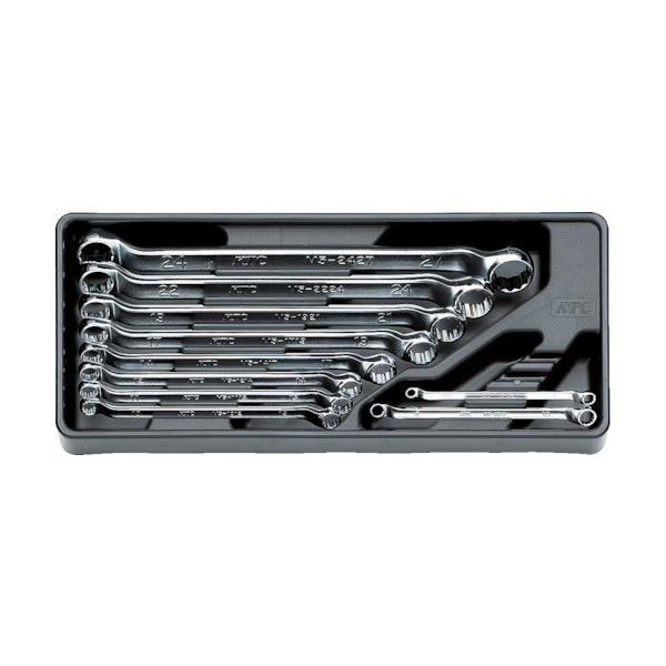 商品画像はイメージ画像です。実際とは異なる場合がございます。 トルク伝達を最大限に発揮できる45°×6°のオフセット角度です。 サイズ表示は大きく見やすい鍛造浮出し刻印です。 窪んだ場所のボルト・ナットにも掛かりやすく、ヘッドを裏返しての使...