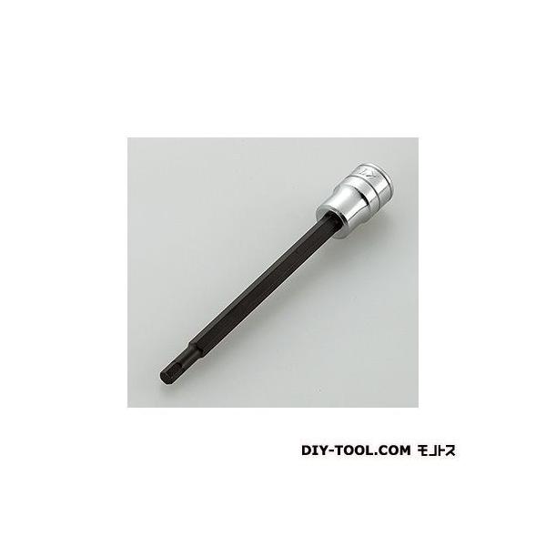 ●ビットの交換が可能です。 ●差込角:9.5sq. ●サイズ(mm):4.7 ●外径(D:mm):17 ●全長(L:mm):128 ●軸長(mm):99 ●質量(g):62 ●メーカー型番:BT3-3/16L-S   【サイズ】 3/16i...