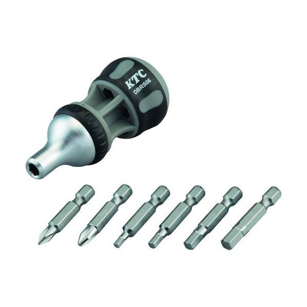 先端ビット交換式ラチェットスタビドライバーです。 付属のビット5本はグリップエンドに収納可能です。 締め、緩めのラチェット操作および、ラチェットの固定により通常のドライバーとしても使用可能です。 自動車車内のグローブボックスやハンドル下、エ...