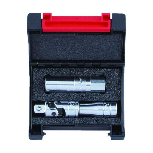 水平対向エンジンのプラグ交換時間を短縮可能です。 用途 プラグ交換・点検作業に。 口径部形状:六角 差込角(mm):9.5 セット内容(点):3 セット内容 9.5sq.プラグレンチ B3A-14SP 9.5sq.ユニバーサルジョイント B...