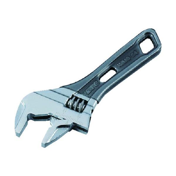 ショートボディで狭い場所での使用が可能、配管・水廻りの袋ナットなどの大ナットにも対応します。 ハンドル部分には握り心地を考慮したディピング加工を採用しています。 ボルトがなめにくい三面接触仕様です。 目盛付です。 用途 六角ボルトの締結。 ...