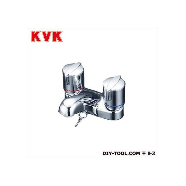 価格.com - KVK 洗面用2ハンドル混合栓(ゴム栓付) KM66GB (水栓金具) 価格比較