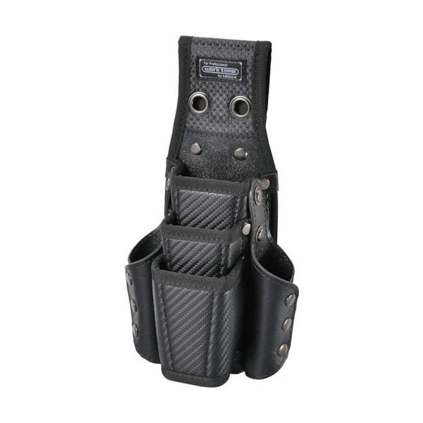 ●お洒落に輝くタフなツールです。 腰袋 釘袋 工具携帯ケース 工具入れ 工具袋 小物入れ 作業袋  【カラー】 ブラック 【重量】 184g 【入数】 1個 WT21BK