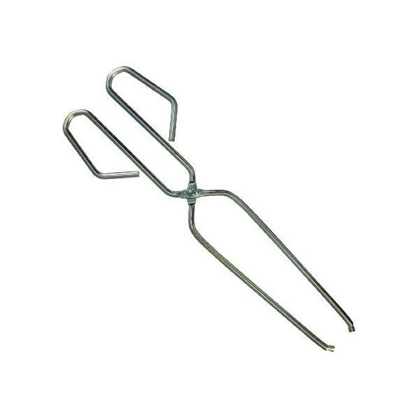 炭や練炭を挟む 練炭ばさみ(火鋏)です。重量：135g  33096