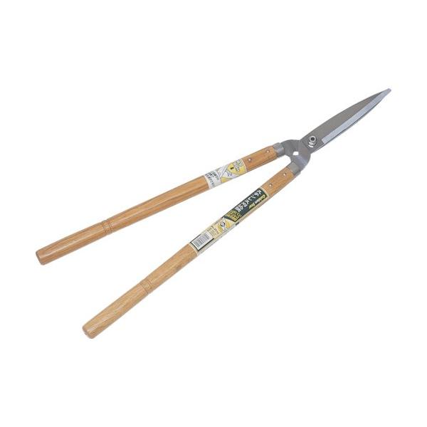 ●枝切りや、庭木の剪定に便利な刈込み鋏。 ●ステンレス製ですので、さびにくい鋏です。 ●曲線刃、鋸目がついていますので、枝を逃さずしっかり切断します。 【用途】 ●庭木、生垣の手入に。 ●全長:620mm ●刃渡:165mm ●材質:刃ステ...