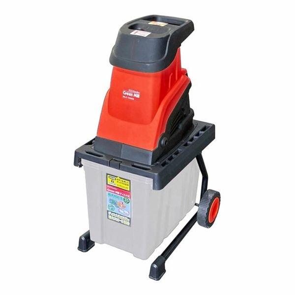 【特長】 園芸用電気式粉砕機。  大容量の枝もディスク式2枚刃で1/8に強力スピード粉砕。  便利な収納ボックスタイプ。  【用途】 剪定した枝木や葉を細かく粉砕し、ゴミとして処理したり、ウッドチップや堆肥の材料として再利用したりできる。 ...