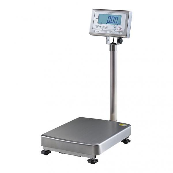 【商品説明】 ●防塵・防水仕様！水や汚れに強い保護等級IP65防水性能。 指示部には操作しやすい大きなボタン、視認性の高い文字高さ46mmの大型液晶表示を採用。 KL-IP2は指示部および計量部が防水仕様 ●タフさを追求！SUS製ケース、水...