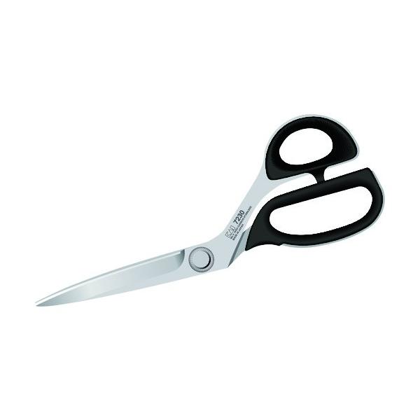 ■特徴 ねじ部は緩みの出ない特殊ねじを使用しています。 厚地の布から薄地の布までスムーズに切れます。 刃部はビーズブラスト仕上げです。 グリップは長時間使用でも疲れにくいソフトエラストマー樹脂です。 ビーズブラスト仕上により、防錆・糊が付き...