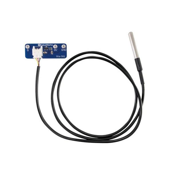 ●micro:bitに接続して使用することができる拡張パーツです。 ●Webソフト「MakeCode」に専用ブロックを追加することで簡単に使用できます。 ●品 名:水温センサ   【入数】 1個 TP2