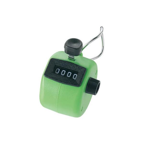 ●カラフルで軽量なプラスチック製の数取器です。 ●押しボタンにはゴムを巻いていますので、押しやすく疲れません。 ●カラー:グリーン ●測定範囲:0〜9999 4桁 ●機能:ゼロ復帰装置 ●材質:ABS樹脂 数取器 カウンター カウンターハン...
