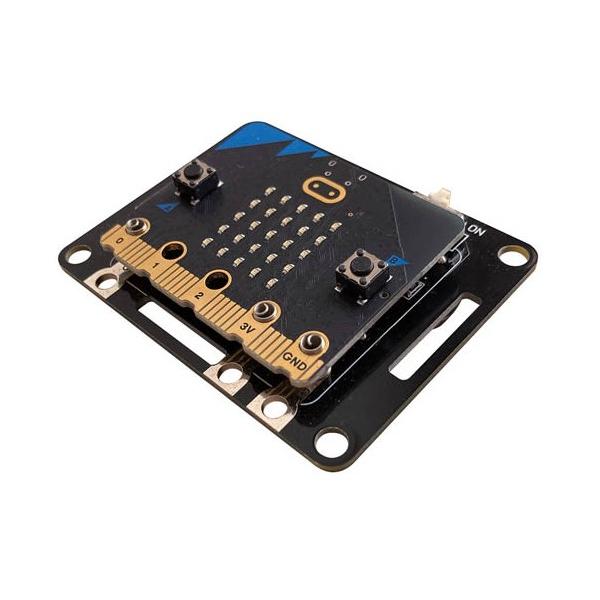 ●micro:bitに接続して使用することができる拡張パーツです。 ●Webソフト「MakeCode」に専用ブロックを追加することで簡単に使用できます。 ●品 名:補助バッテリー付き電池 ボックス ※micro:bitとの接続例です。   ...