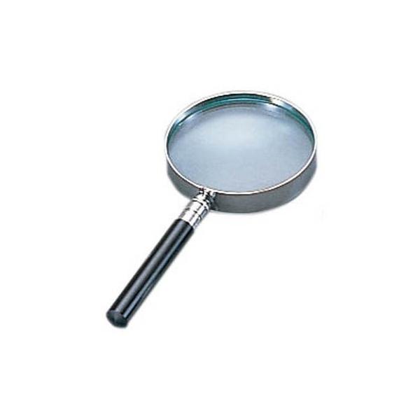 ●スタンダードな手持式ルーペです。 ●倍率:3.5倍 ●レンズ径:50mmφ ルーペ 虫眼鏡 拡大鏡  【入数】 1個 T5